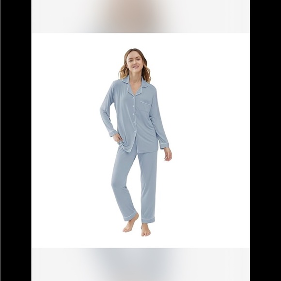 hotli | Intimates & Sleepwear | Womens Light Blue Pajama Set New In ...